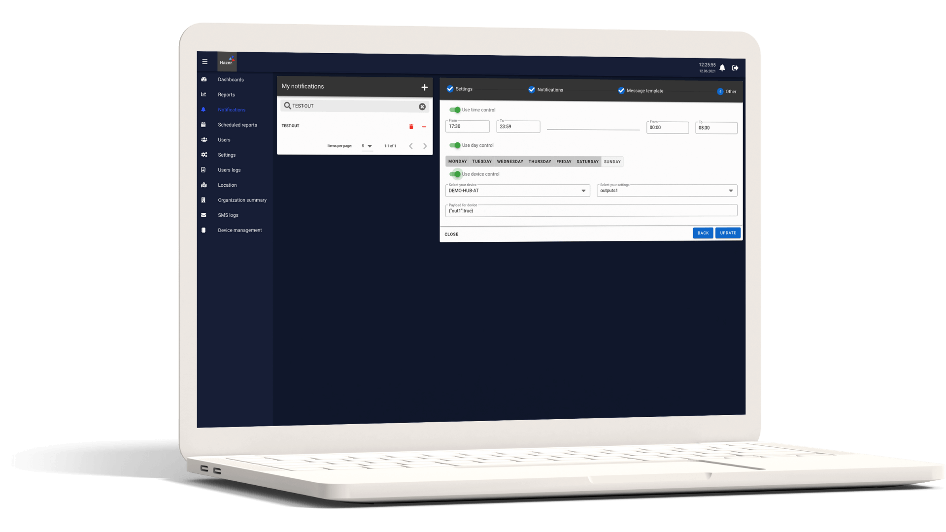 Diesel Generator Remote Monitoring | HAZER IoT Platform